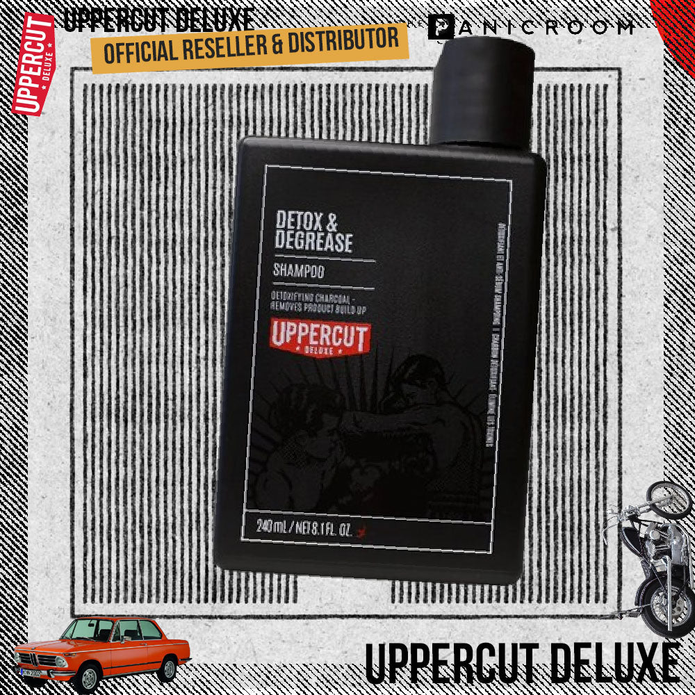 Uppercut Deluxe - Detox and Degrease Shampoo, 240ml – The Panic Room