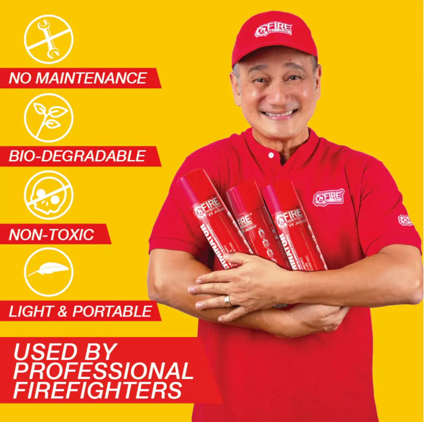 Fire Terminator - FT JN1010 Hydrodynamic Spray – The Panic Room