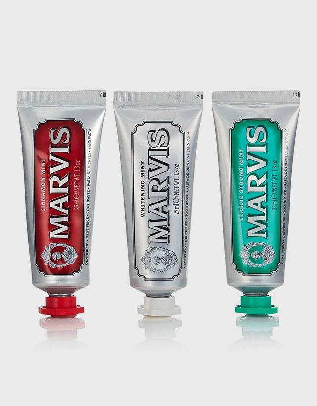 Marvis - 3 Flavours Box - Classic, Whitening, Cinnamon | The Panic Room